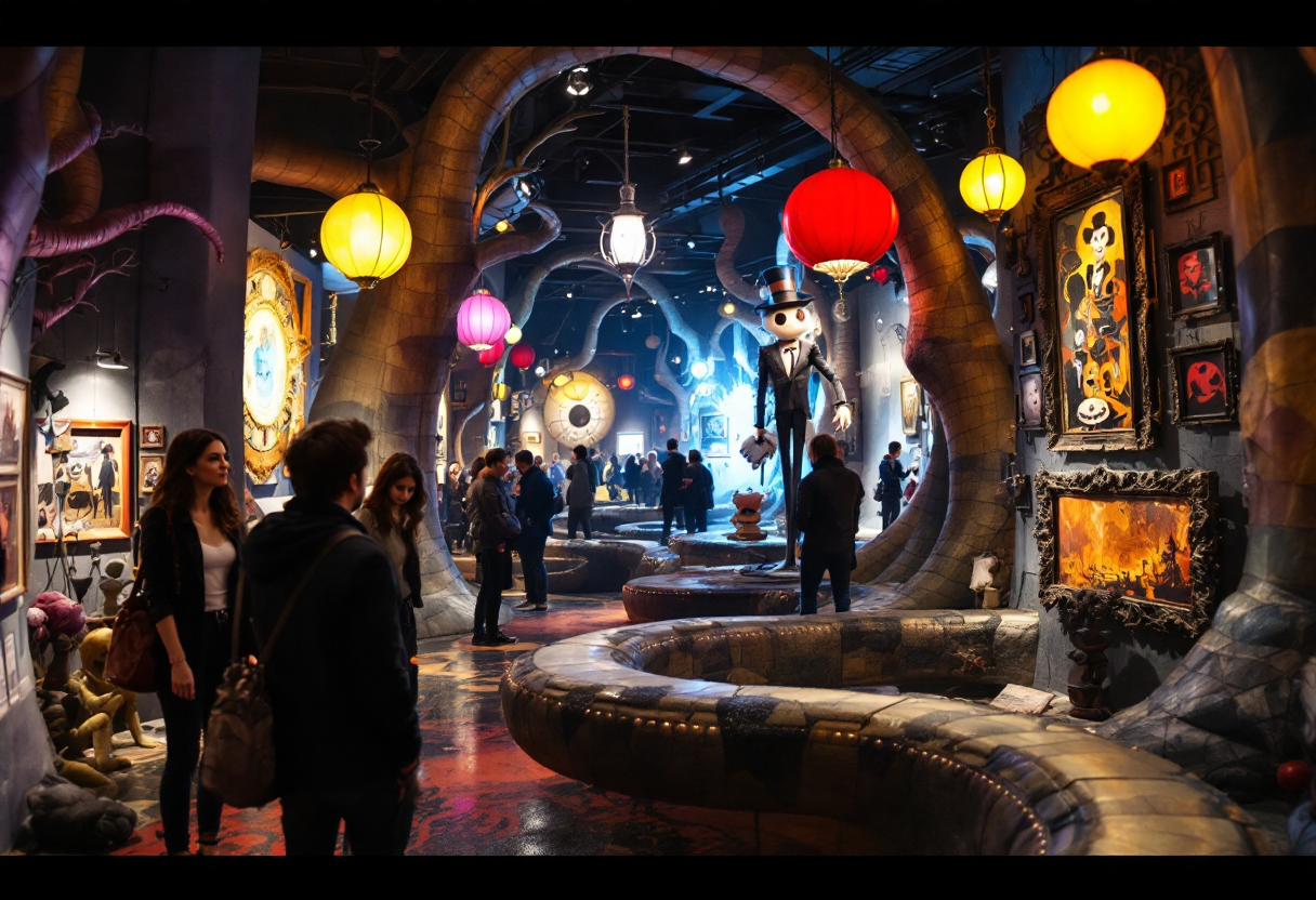 Tim Burton's Labyrinth: mostra immersiva a Milano
