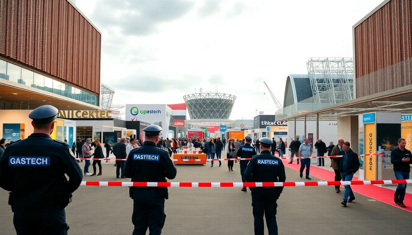 Gastech e la zona rossa: un evento sotto sorveglianza